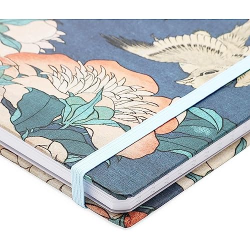 The Gifted Stationery 3-Pack Katsushika Hokusai Hard Cover Journal Notebooks Diary, Painter Inspired Design, 160 Lined Pages, 7x5