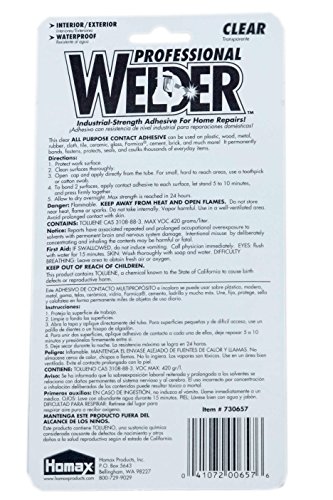 WELDER Homax 730657 1 Oz Professional Adhesive 2 Count