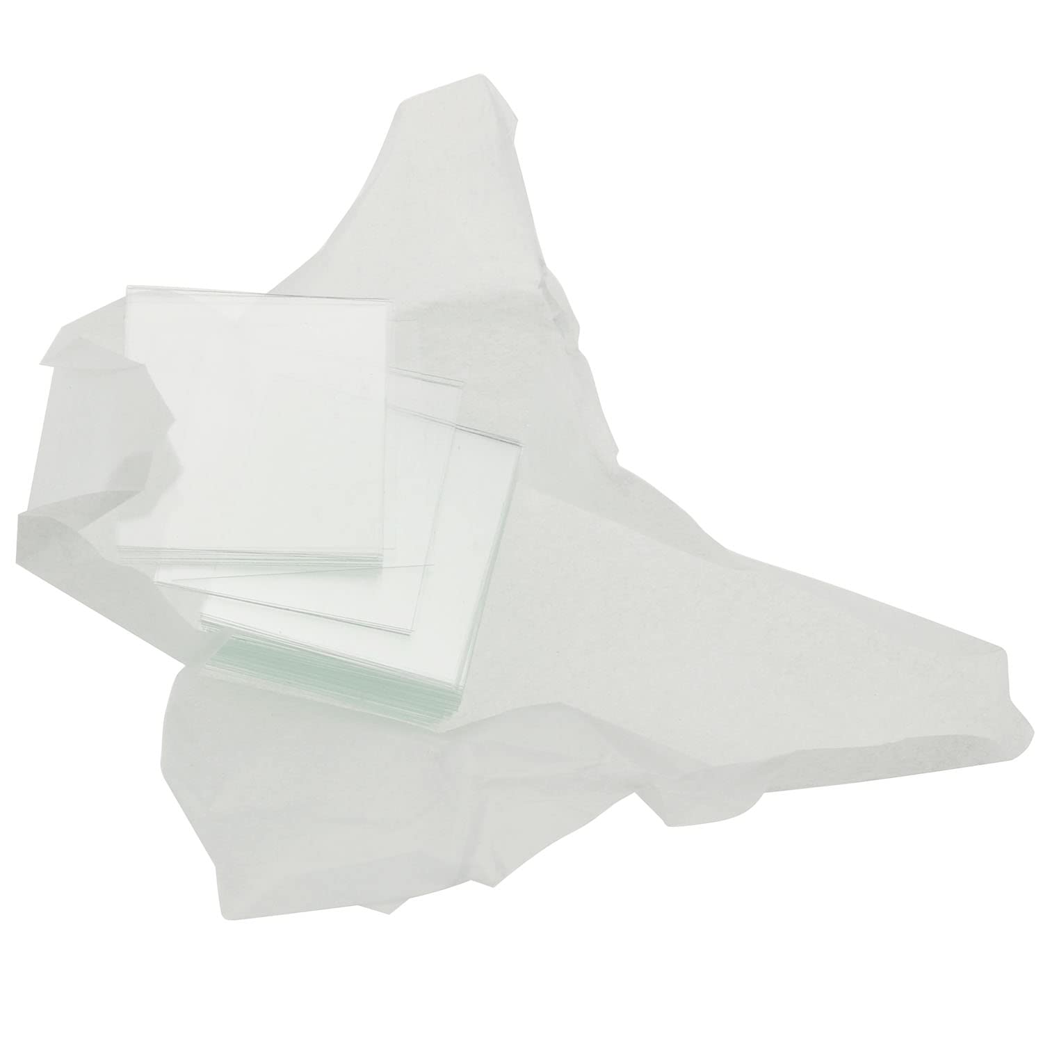Coverslip RLECS 100PCS 18x18mm Microscope Cover Glass for Basic Biological Science Education Glass Cover Slips