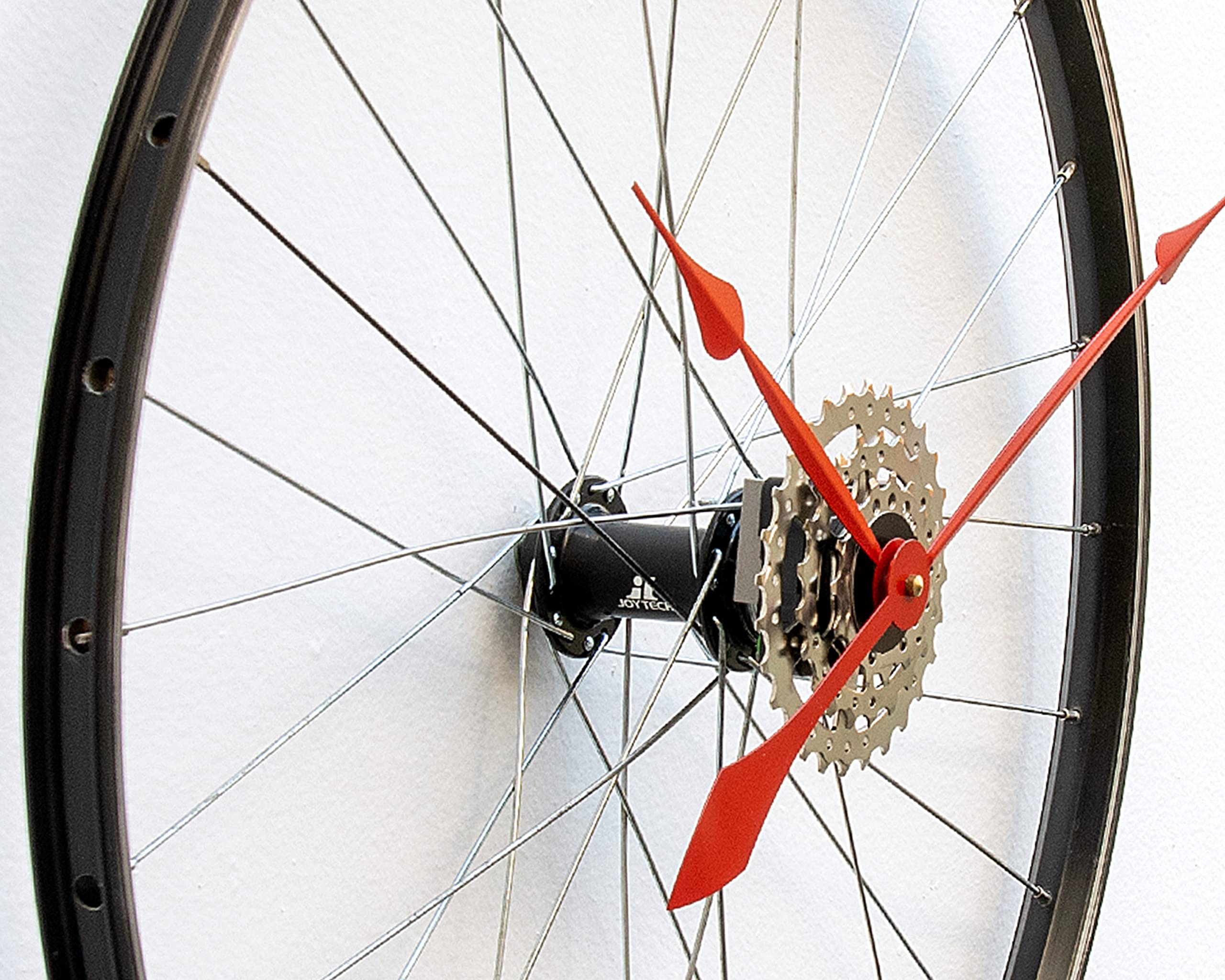 Bike Wheel Clock, Large, Wall, Cyclist, Unique, Steampunk, Decor, Bicycle, spoke, time, gear, cycle, recycle, upcycle, repurpose, reuse,