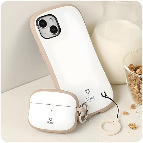 iFace First Class for AirPods Pro – Cute Shockproof Hybrid Dual Layer [Hard Cover + Bumper] Keychain Protective Case [Drop Tested] – Milk