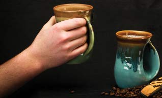 Clay in Motion Handwarmer Mug - Purple Passion - Right Handed,14 oz.