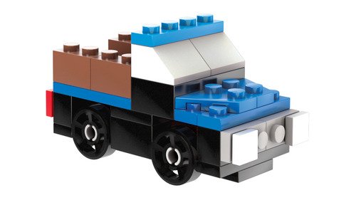 Mattel Mega Construx Colorful Box of Blocks 600Piece Brick Building Set