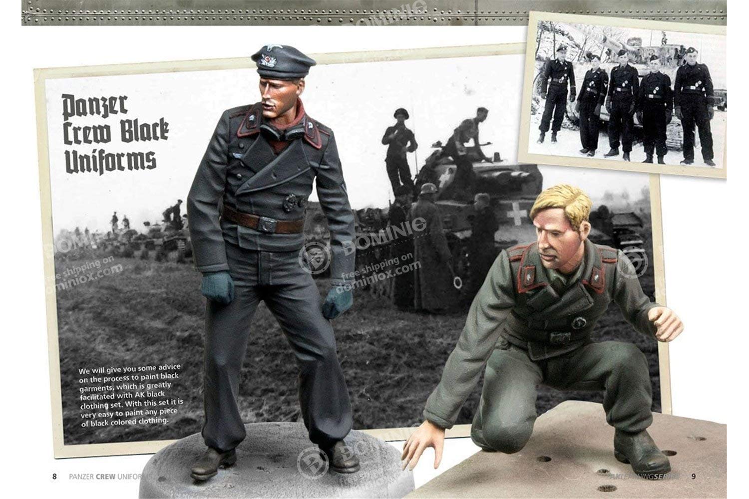 Panzer Crew Uniforms Painting Guide Book AK Interactive