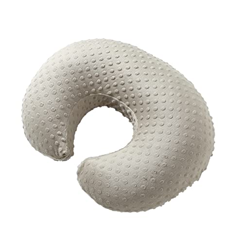 Nursing Pillow Cover, Minky Breastfeeding Pillow Slipcover Snugly Fits for Nursing Pillow for Baby Boys and Girls, Premium Quality Microfiber, Ultra Soft Comfortable (Tidal Foam)