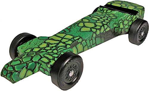Gator Body Skin Compatible with Pinewood Derby Cars