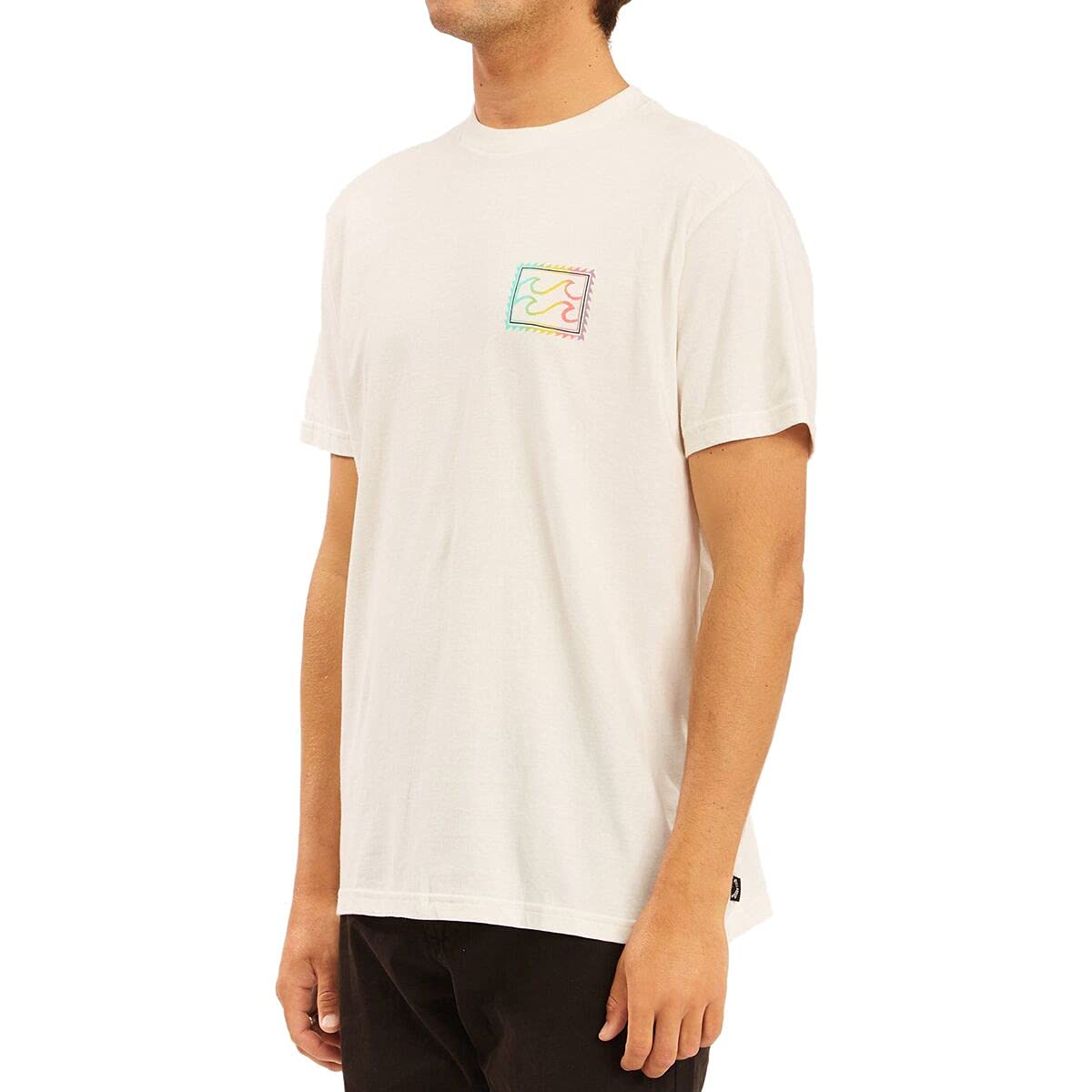 Billabong Men's Short Sleeve Premium Logo Graphic T-Shirt, Indigo Heather Access, M