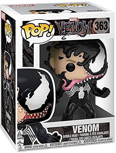 POP Marvel: Venom - Venomized Eddie Brock Funko Pop! Vinyl Figure (Bundled with Compatible Pop Box Protector Case), Multicolor, 3.75 inches