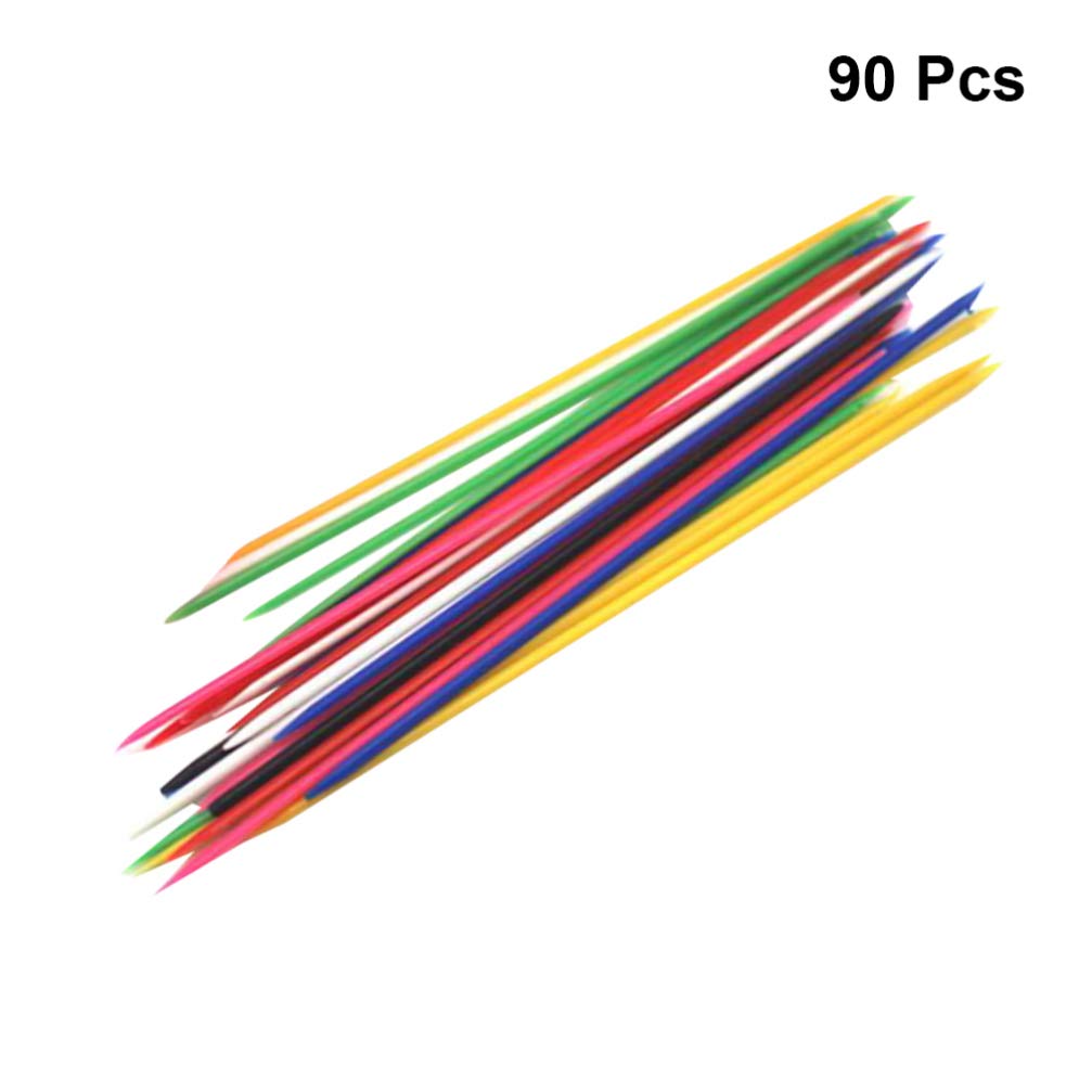 NUOBESTY Kids Toys 90pcs Toys Small Sticks Parent-child Puzzle Pick a Stick Picking Toys