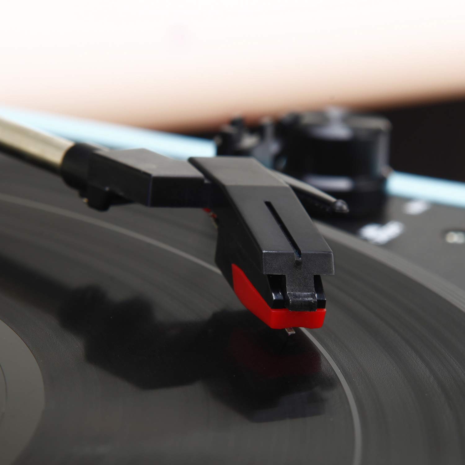 Cartridge Replacement, with 1PCS Record Player Cartridge 4PCS Phonograph Turntable Needle, for Vinyl Record Player, LP Record Player, Phonograph