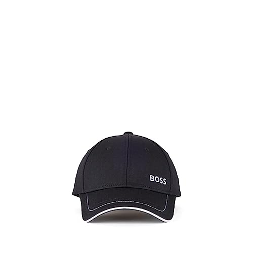 Boss Green 50245070-001 Men's Logo Twill Cap 1, New Black, One Size