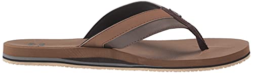 Billabong Men's Classic Supreme Cushion FLIP Flop Sandal, Camel, 9