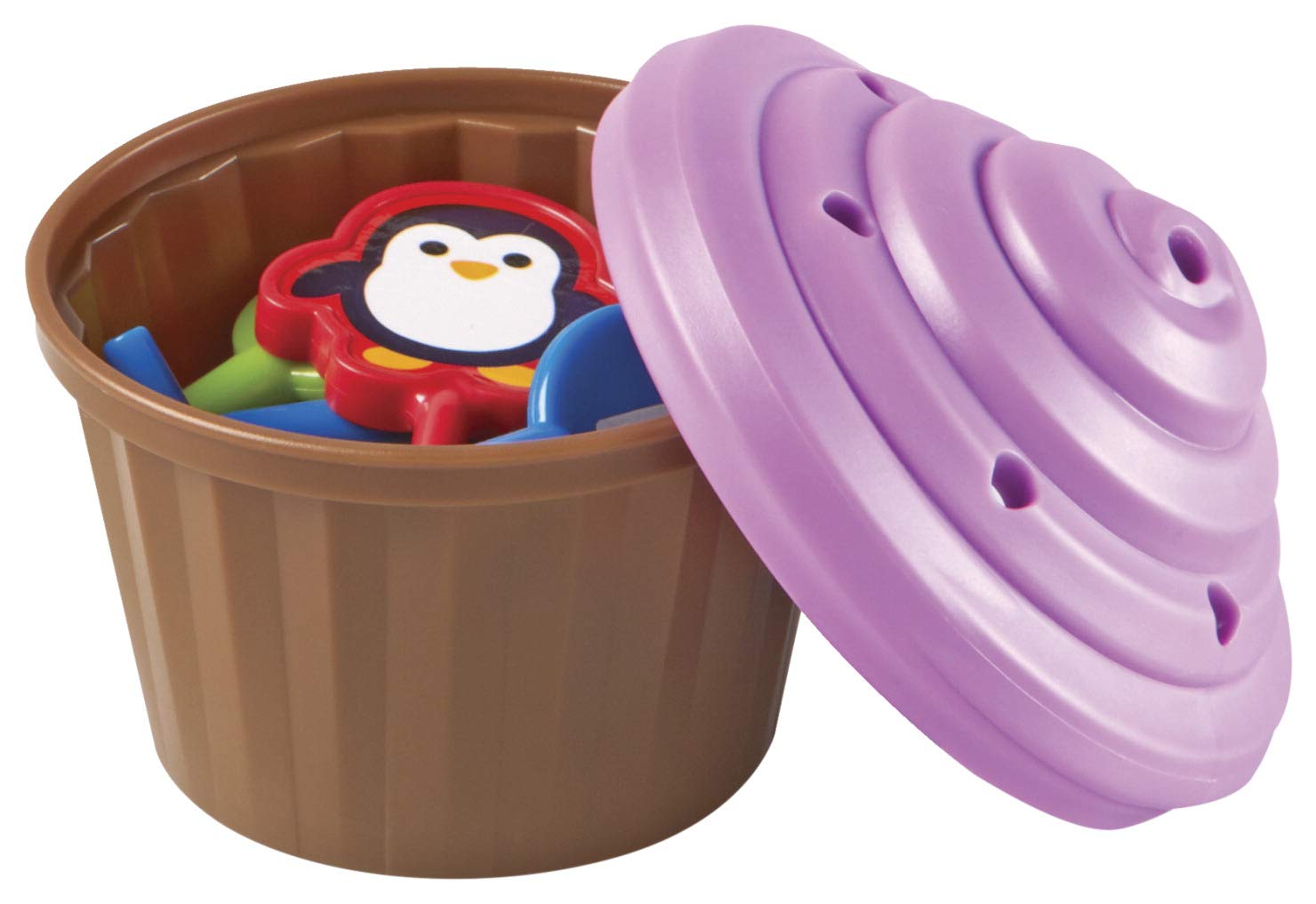 Learning Resources ABC Cupcake Party Toppers, Develops Language Skills, Early Alphabet Learning, Pretend Play Food, Vocabulary Toy, 64 pieces, Ages 3+