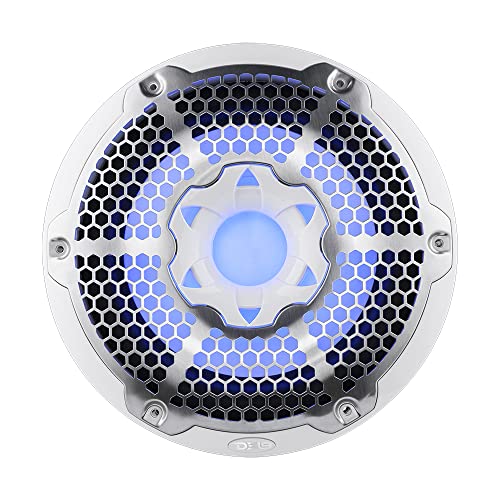 NXL 10" Marine Subwoofer with LED RGB Lights 300 Watts Rms SVC 4-Ohm -White