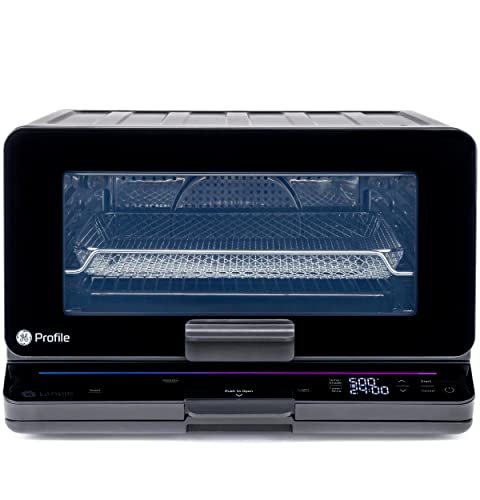GE Profile Smart Oven with No Preheat ӏ 11-in-1 Countertop Oven ӏ Large-Capacity Countertop Oven ӏ Black