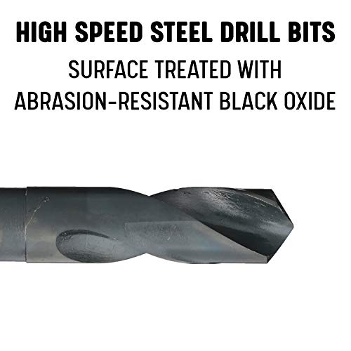 Drill America - DWDRSD7/8 7/8" Reduced Shank High Speed Steel Drill Bit with 1/2" Shank, DWDRSD Series