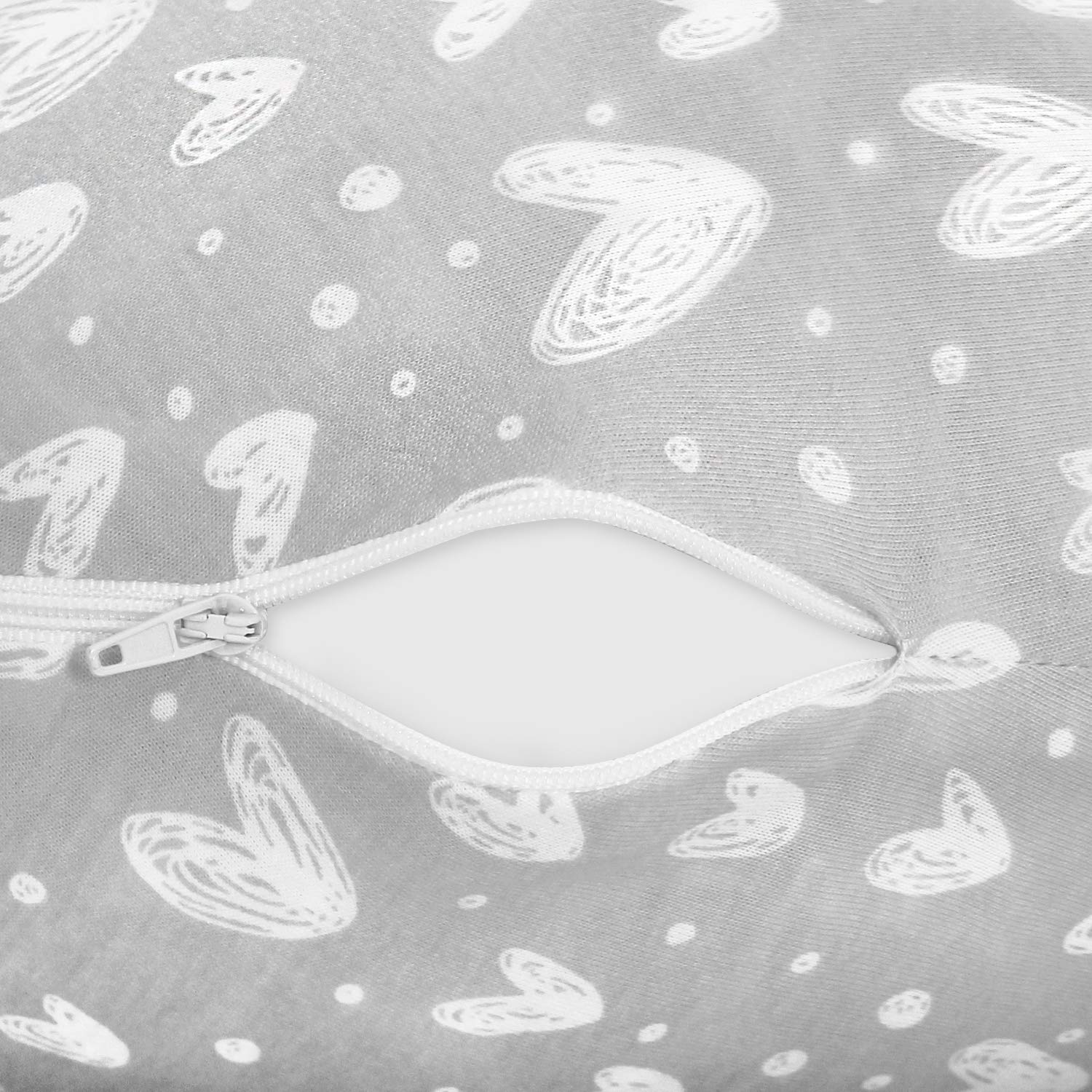 Biloban Jersey Knit Cotton Silky Soft Stretchy Removable Slipcover