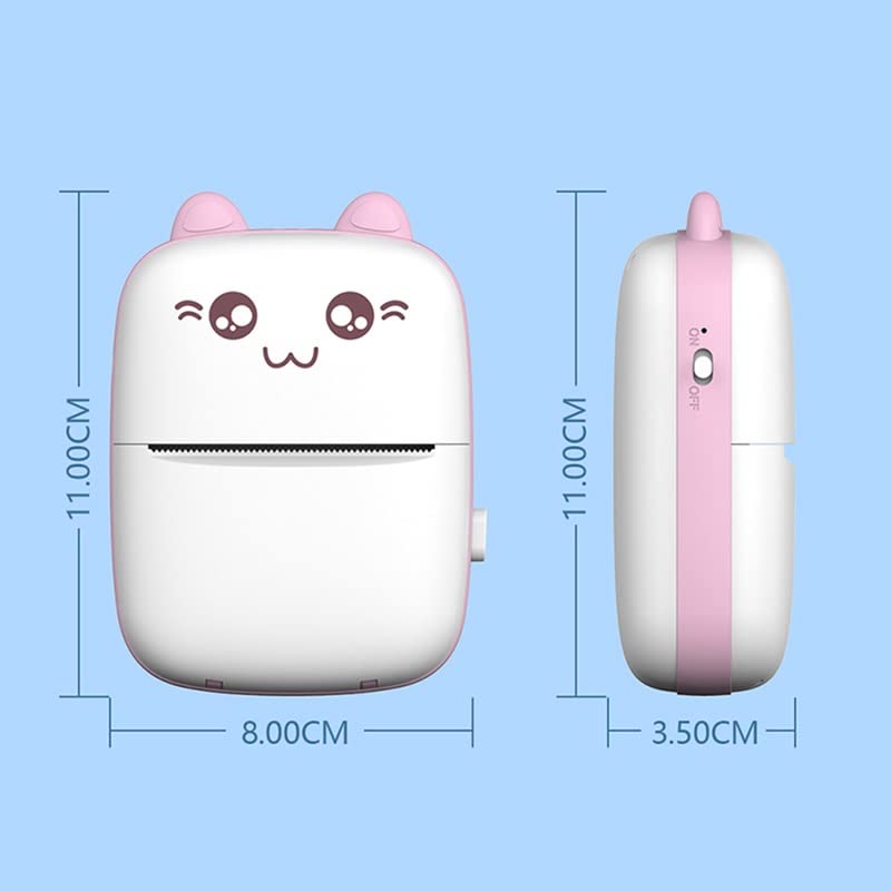 GAELOP DFHBFG Portable Thermal Printer Mini Printer 57mm Printing Printer(Black-JoJo's Bizarre Adventure1)
