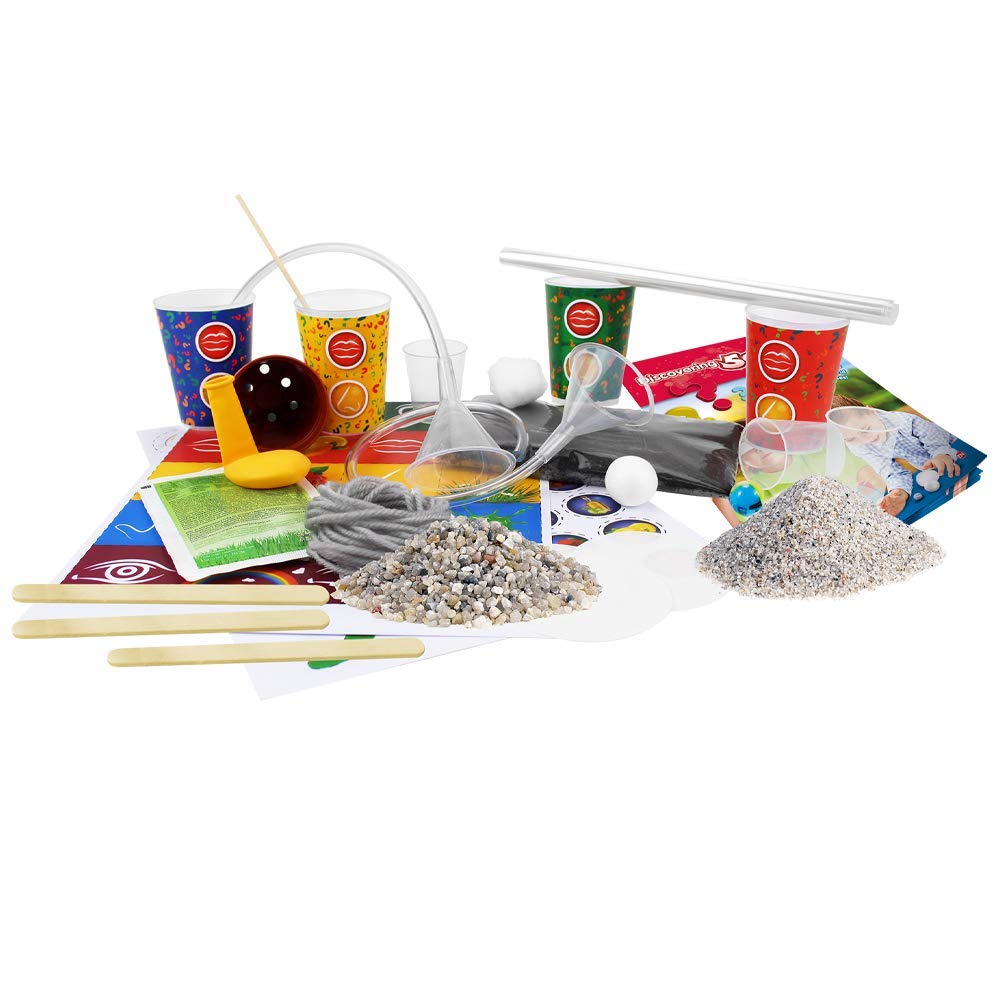 PlayMonster Science4you - 5 Senses - 19 Engaging Experiments for Children to Explore Their World - Fun, Education Activity for Kids Ages 4+
