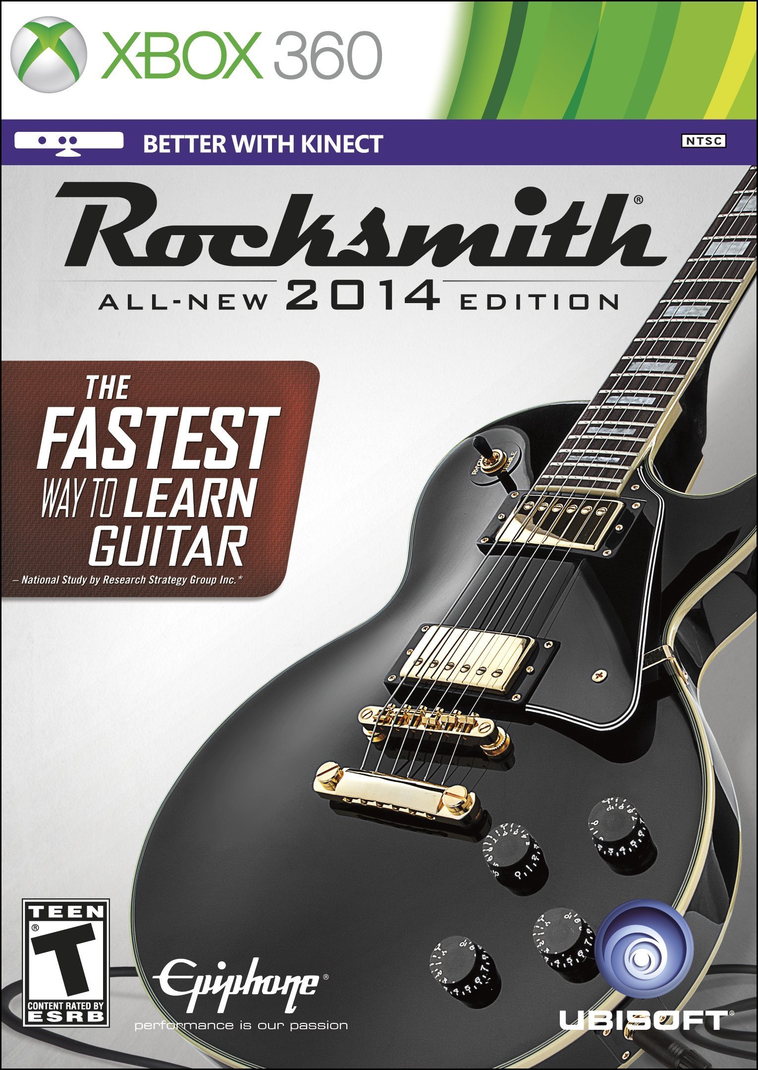 Rocksmith 2014 Edition - Xbox 360 (Cable Included) (Renewed)