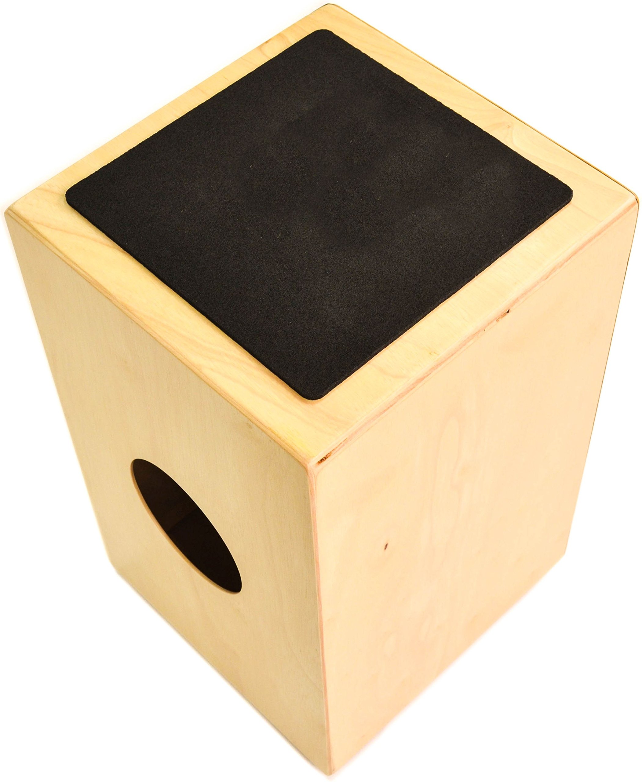 Meinl Cajon Box Drum with Internal Metal Strings for Adjustable Snare Effect – NOT MADE IN CHINA - Hardwood Full Size with Makah Burl Frontplate, 2-YEAR WARRANTY (CAJ3MB-M)