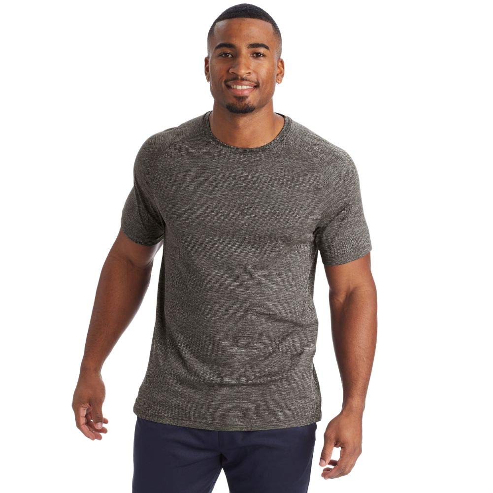 C9 Champion Men's Elevated Training Tee, Green Luck Heather, M