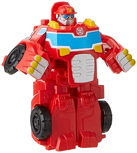 Transformers Playskool Heroes Rescue Bots Academy Classic Heroes Team Heatwave The Fire-Bot Converting Toy, 4.5-Inch Action Figure, Kids Ages 3 and Up