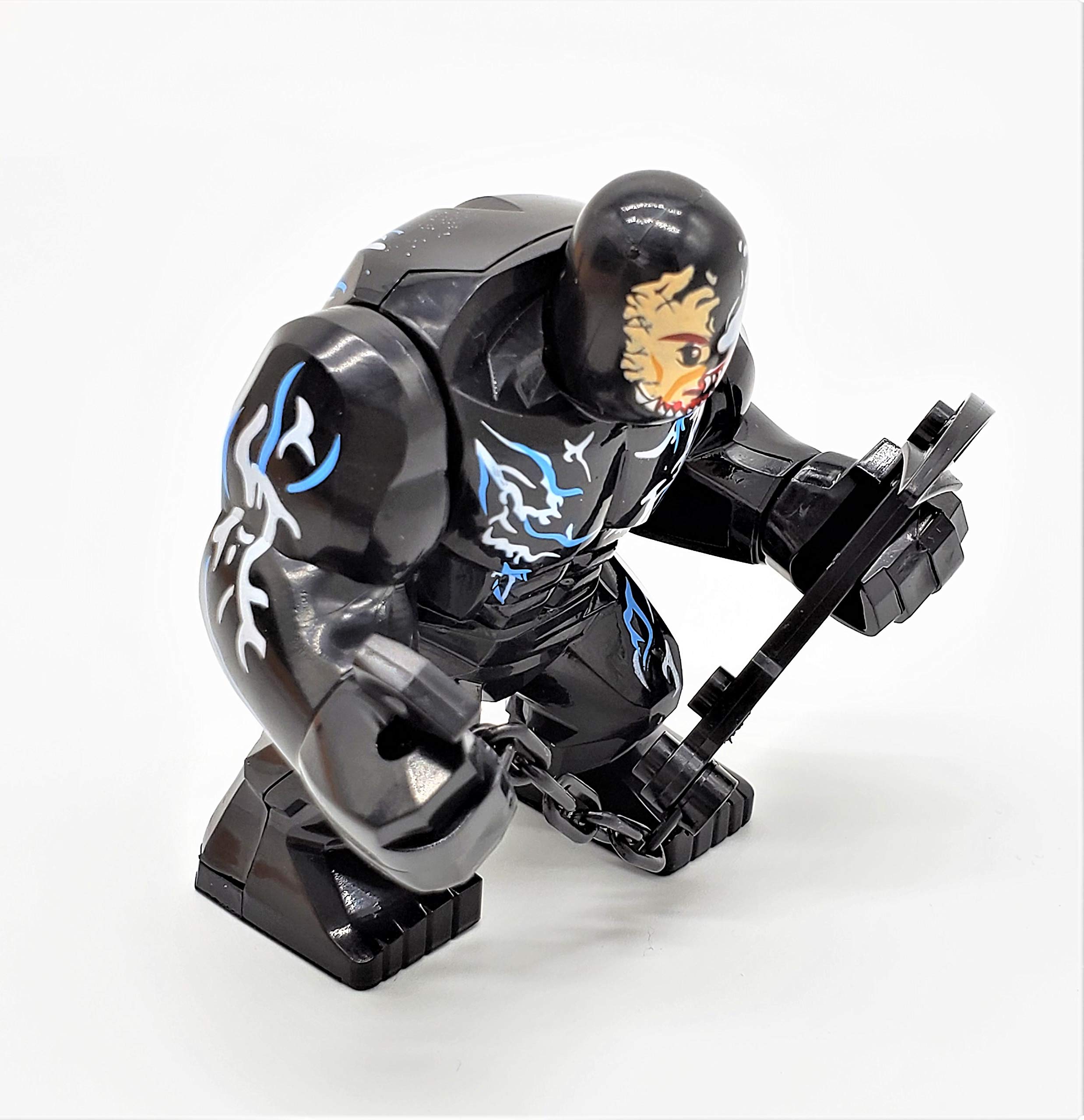 Prodigy Toys Venom Action Figure with Devastating Weapon (Featuring Eddie Brock's Transformation to Venom, with Interchangeable Heads)