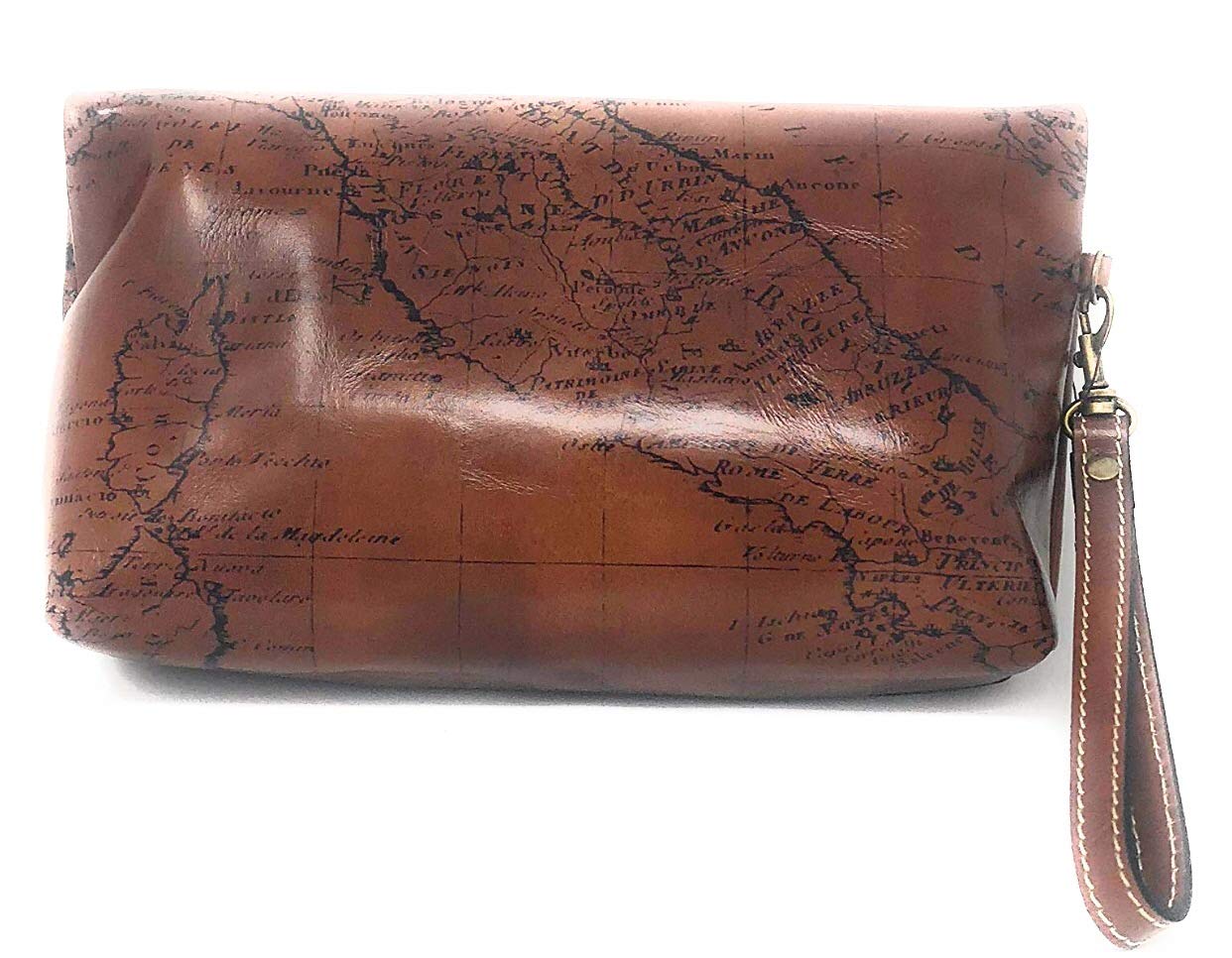 Patricia Nash Valerie Map Print Riot Rust