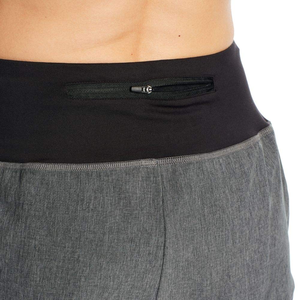 C9 Champion Women's 3.5" Knit Premium Running Shorts, Echo Gray Heather, L
