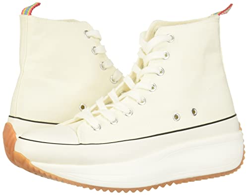 Madden Girl Women's Winnona Sneaker, White Fabric, 8