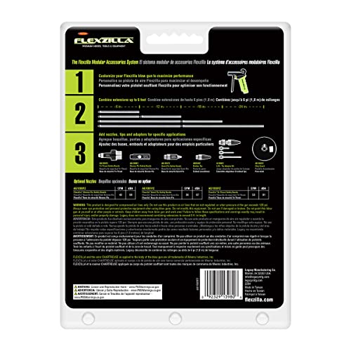 Flexzilla X1 Blow Gun with Xtreme-Flo Safety Nozzle, ZillaGreen - AG1502FZ
