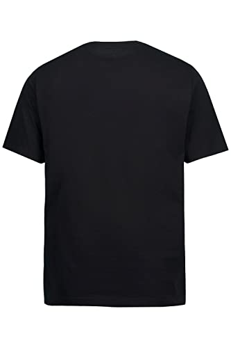 JP 1880 Menswear Big & Tall Plus Size L-8XL Spotted Hyena Print Tee Black XXXXXXX-Large 808951130