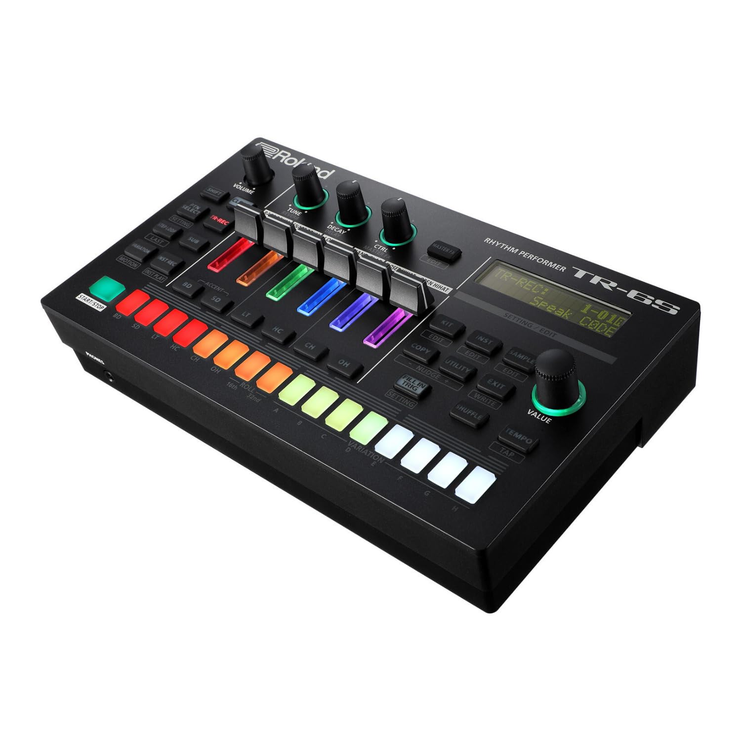 Roland TR-6S Compact Drum Machine with Six tracks of Authentic TR Sounds, Samples, FM Tones, and Effects