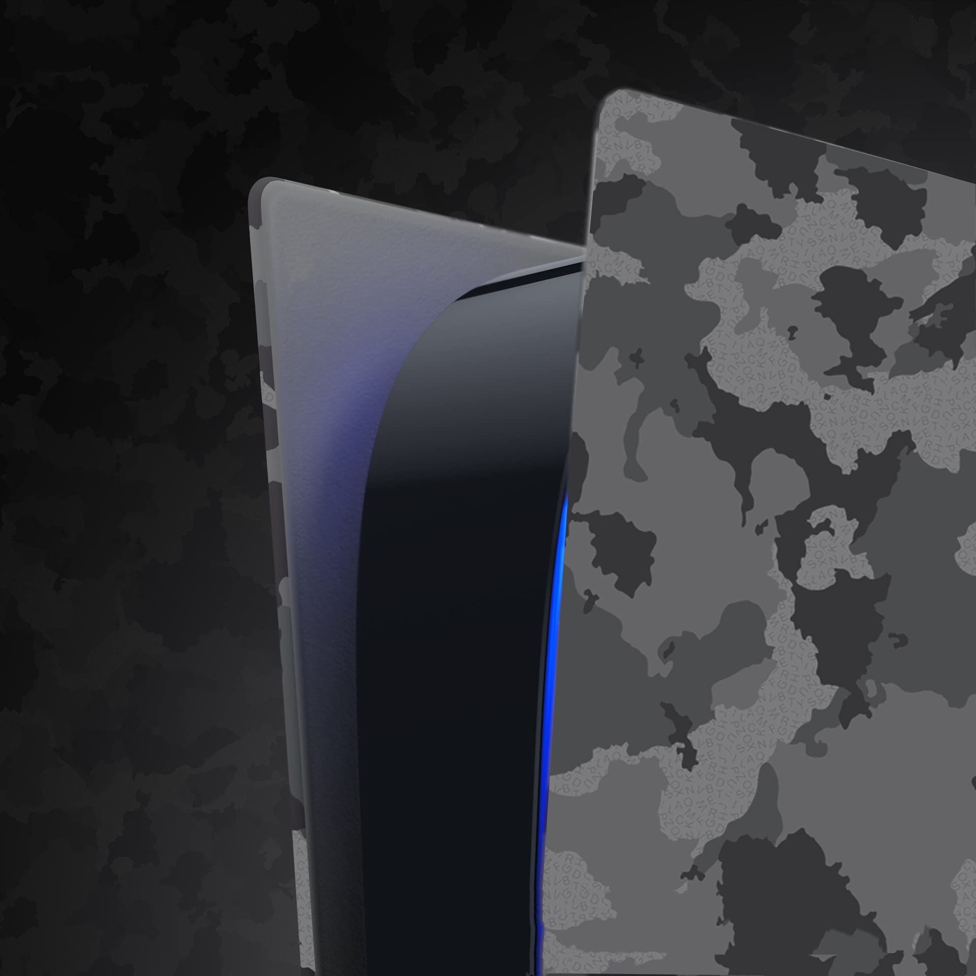 Camouflage Faceplate for PS5 DIY Replacement Plate Hard Shell for PS5 Disc Edition AntiScratch