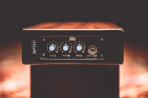 Meinl Pickup Slaptop Cajon Box Drum with Internal Snares and Forward Projecting Sound Ports - NOT MADE IN CHINA - Mahogany Playing Surface, 2-YEAR WARRANTY (PTOPCAJ4MH-M)