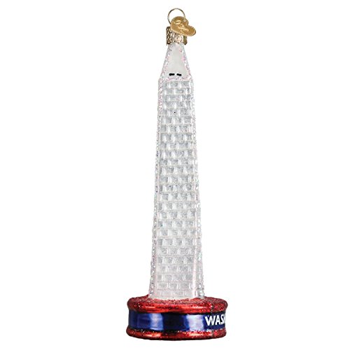 Old World Christmas Glass Blown Ornament Washington Monument (20093)
