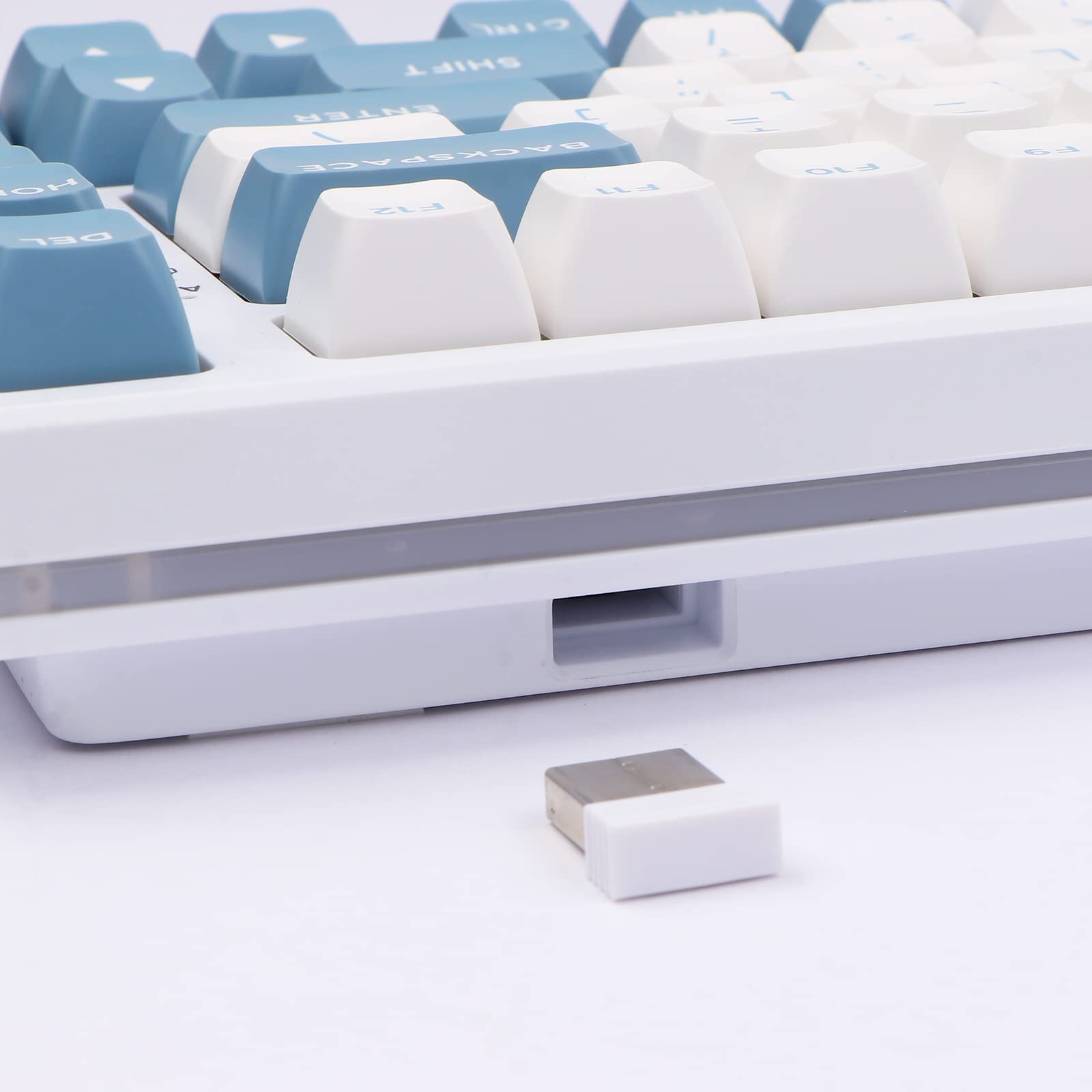 EPOMAKER EP75 75% Mechanical Keyboard, Hot Swap BT5.0/2.4G/USB-C Wired Gaming Keyboard, with 10000mAh Battery, RGB Backlights, Double Shot PBT Keycaps for Linux/Win/Mac(Pampas, Budgerigar Switch)