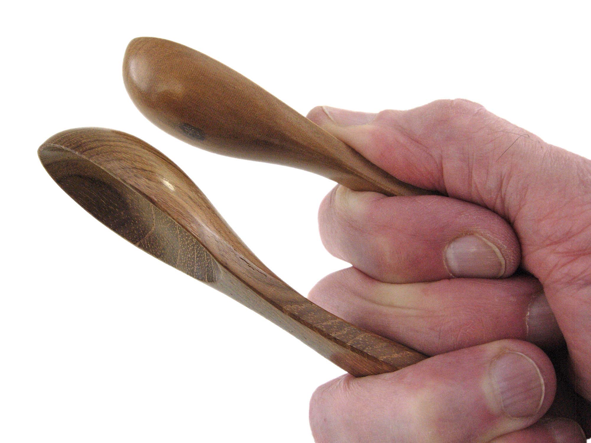 Pea Patch Teak Musical Spoons, Mini - w/free instruction booklet