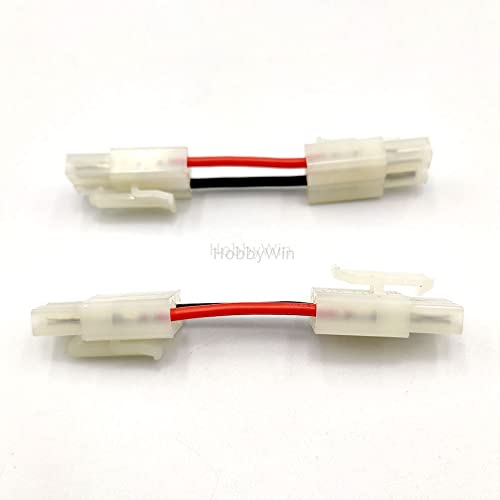 Replacement Part For Big 2P Plug Male TO Male Convertor Cable Positive To Square Hole RC Vehicle Wire