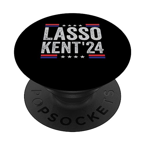 Lasso Kent' 24 Funny Usa Sports 4th of july Men Women Funny PopSockets Swappable PopGrip