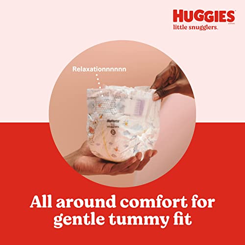 Huggies Newborn Diapers, Little Snugglers Baby Diapers, Size Newborn (up to 10 lbs), 76 Count
