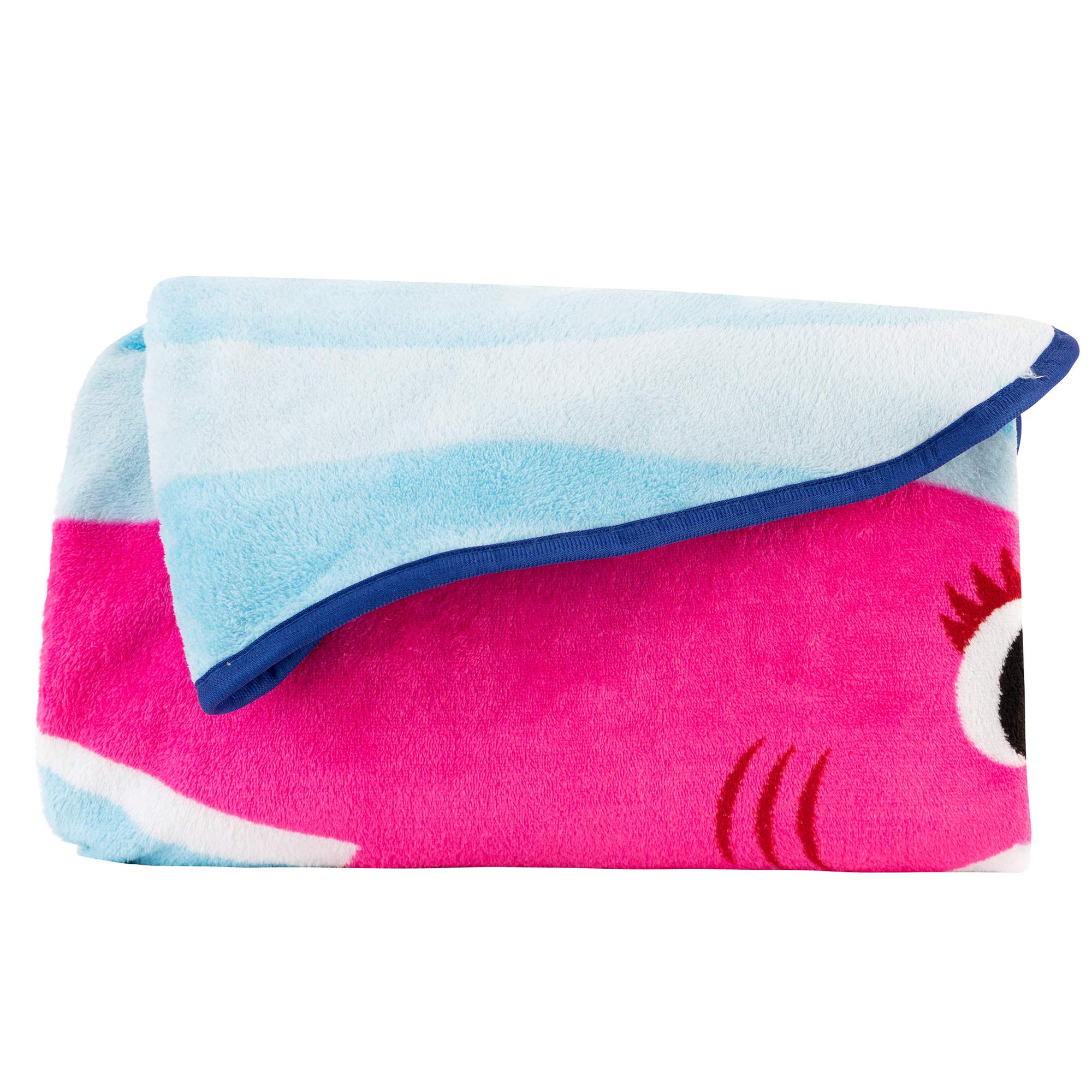 Franco Kids Bedding Super Soft Micro Raschel Blanket, 62 in x 90 in, Baby Shark