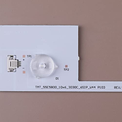 CEVIZ 10 Pieces/Batch 55-inch Fit for TCL TV Backlight Strip TMT-55E5800-10X6-3030C-6S1P-W44 YHF-4C-LB5506-YH1 TCL L55E5800A-UD D55A620U