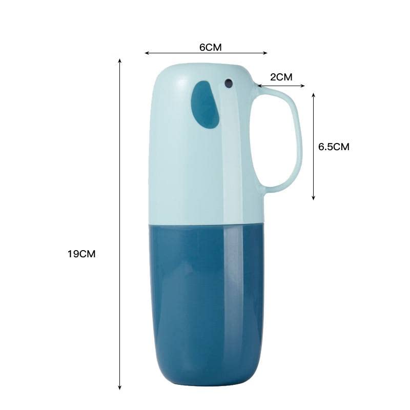 EQUITARE Toothbrush Holder, Multi-Function Portable Toothpaste Box, Creative Waterproof Toothbrush Storage for Family, Travel, Camping, Bathroom Gadget