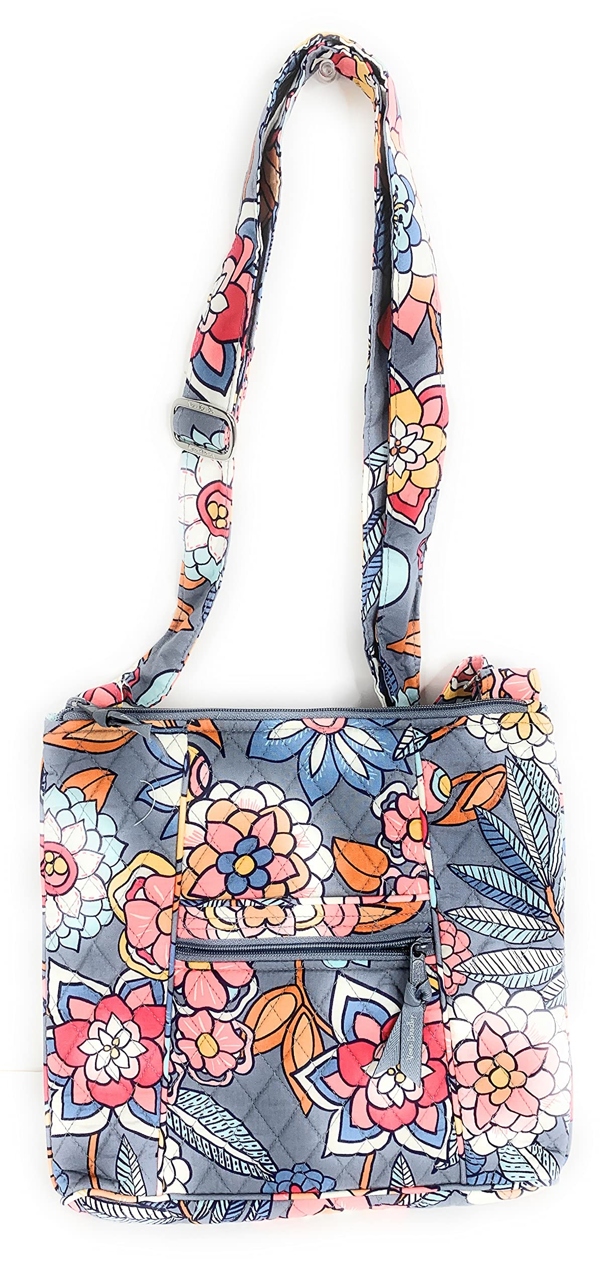 Vera Bradley Womans Crossbody Bag Tropical Evening Quilted Cotton