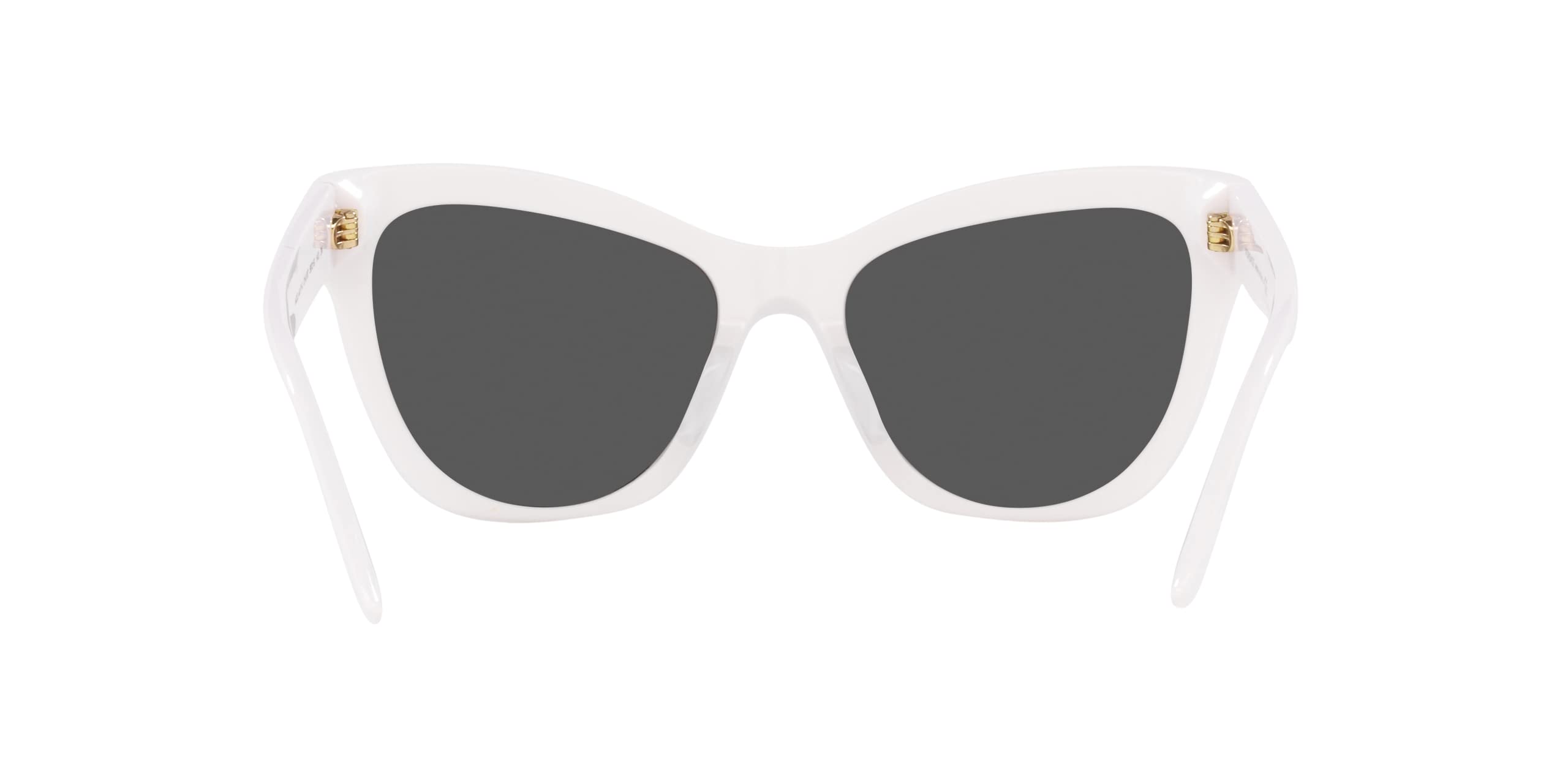 Versace Woman Sunglasses White Frame, Dark Grey Lenses, 56MM