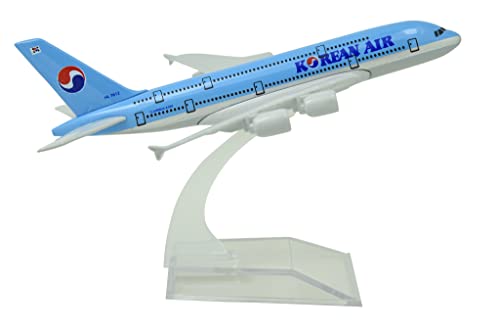 TANG DYNASTY(TM) 1:400 16cm Air Bus A380 Korean Air Metal Airplane Model Plane Toy Plane Model