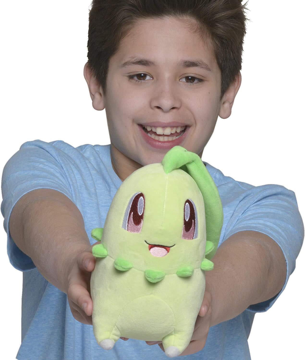Pokémon 8" Chikorita Plush Stuffed Animal Toy - Officially Licensed - Great Gift for Kids