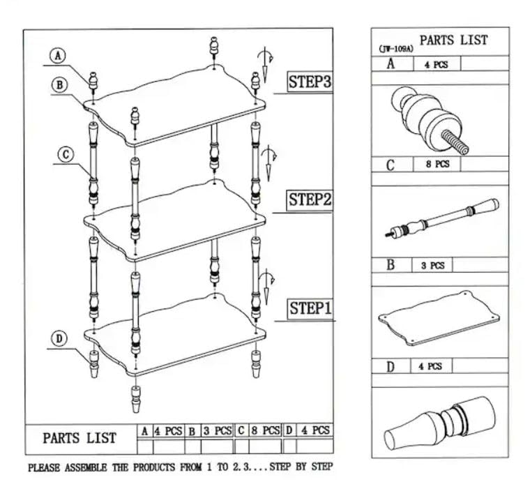 Frenchi Furniture Shelf, Pink